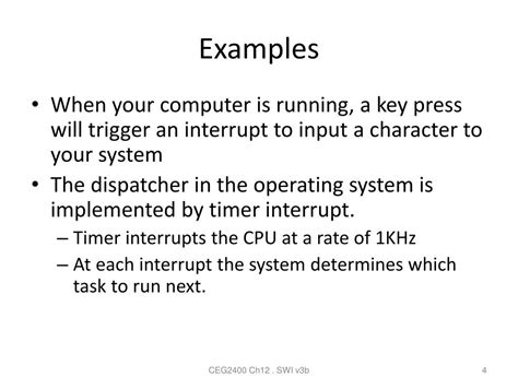 Ppt Chapter 12 Software Interrupts Swi And Exceptions Powerpoint
