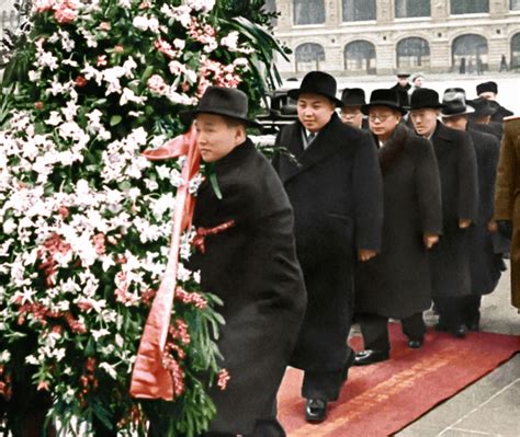 Rare Colourized Pictures Of Kim Il Sungs Visit To The Ussr Between