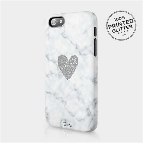 Tirita Iphone Case Hard Marble Glitter Hearts Rose Gold Cute T Ebay