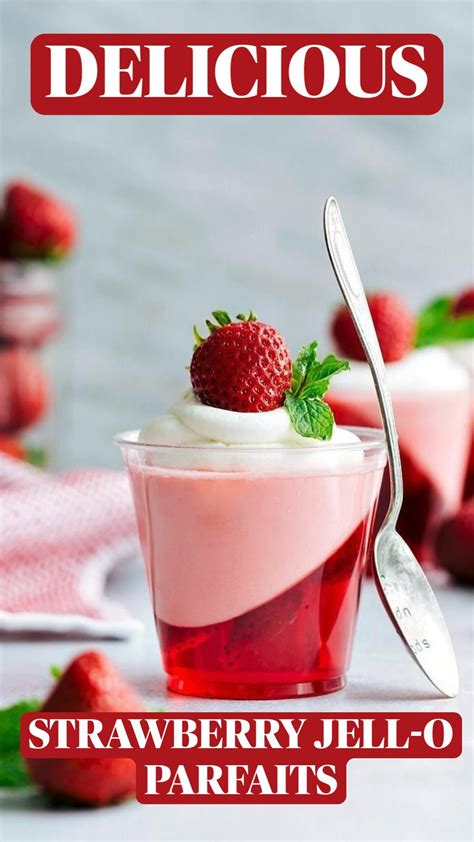 Strawberry Jell O Parfaits Artofit