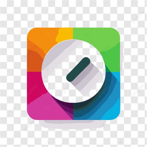 An App Time Icon On Colored Squares Vector A Simplistic Colorful Icon Of Optional On A White