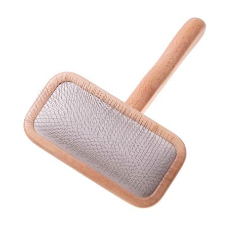 Gęsty grzebień szczotka bukowa do sierści dla psa 13596007319