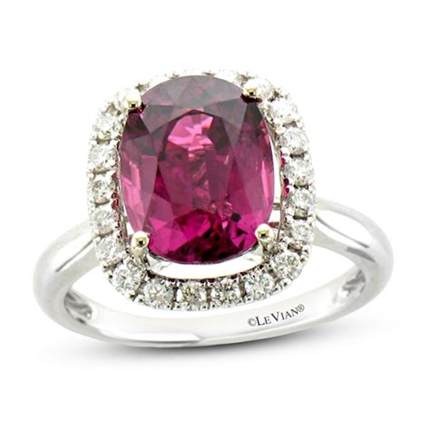 Le Vian Ruby Ring 12 Ct Tw Diamonds 14k Vanilla Gold Size 7 Kay