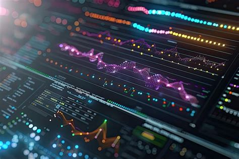 Geneticists Interface Showing Complex Genome Mapping Software Premium Ai Generated Image
