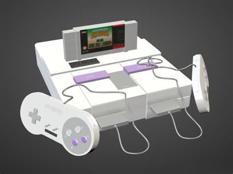 Super Nintendo 3d Model Download Autodesk Fbx Files Cadnav