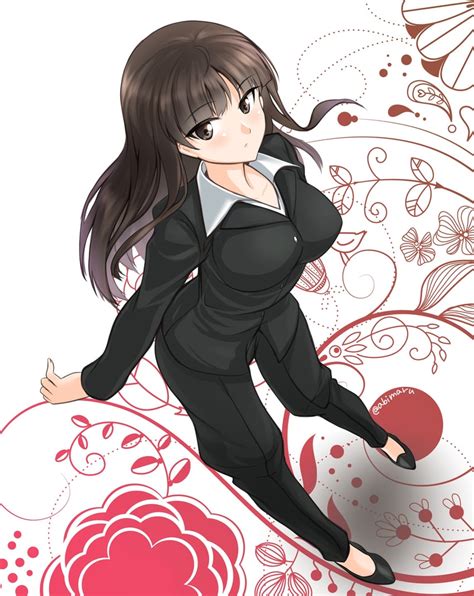 Nishizumi Shiho Girls Und Panzer Drawn By Abimarugup Danbooru