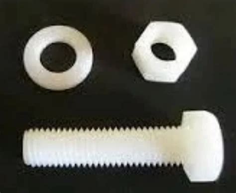 White Nylon Nut Bolt Diameter 2 Mm Nut Shape Roundbase At ₹ 20