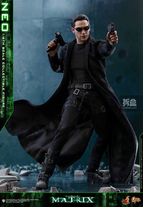Hottoys《黑客帝国》尼奥16比例珍藏人偶 拆盒