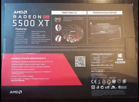 Обзор от покупателя на Видеокарта MSI Radeon RX 5500 XT MECH OC 4G ...
