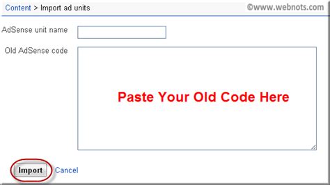 Change Old AdSense Code To New Code WebNots