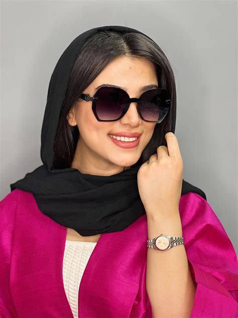 عینک آفتابی زنانه اورجینال مشکی برند گوچی چندضلی Uv400 فروشگاه
