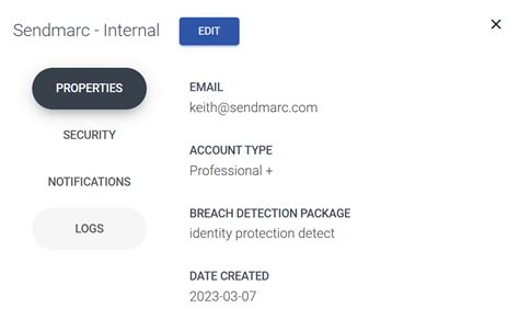 Account Administration Accounts Dashboard
