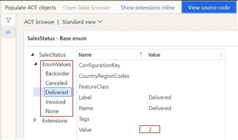 Aot Browser D365 Finance And Operations
