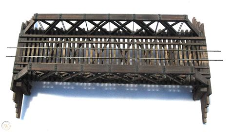 1 4 Scale Built Howe Truss Bridge O On3 On30 On2 1982423999