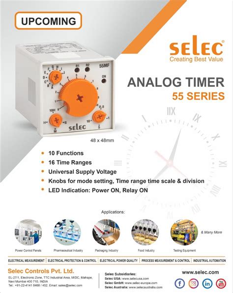 Selec Controls Pvt Ltd On Linkedin Selec Seleccontrols Madeinindia Analog Timer Plug