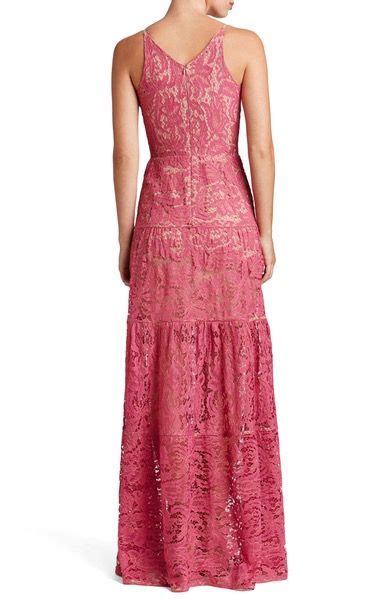 Main Image Dress The Population Melina Lace Fit And Flare Maxi Dress