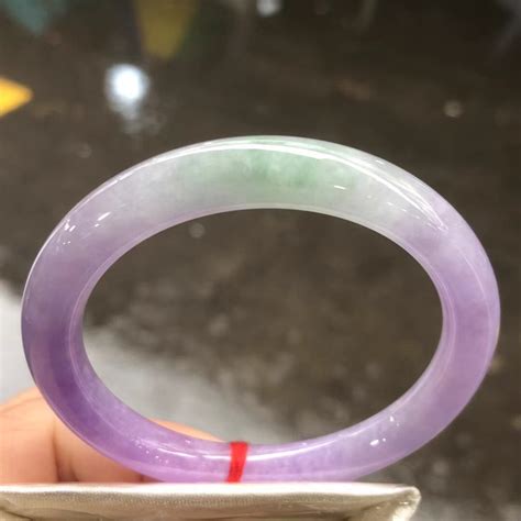 인증서 천연 버마 옥 팔찌 보라색 Jadeite 팔찌 여성 치유 보석 진짜 미얀마 에메랄드 학년 Jades Bangles
