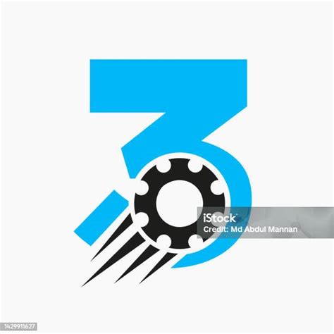 편지 톱니 바퀴 3 기어 로고 자동차 산업 아이콘 기어 로고 자동차 수리 기호 개념에 대한 스톡 벡터 아트 및 기타 이미지 개념 건설 산업 교통수단 Istock