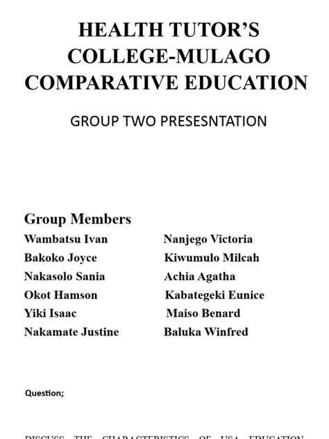 Caparative Edn Group 2 Pdf Curriculum Teachers