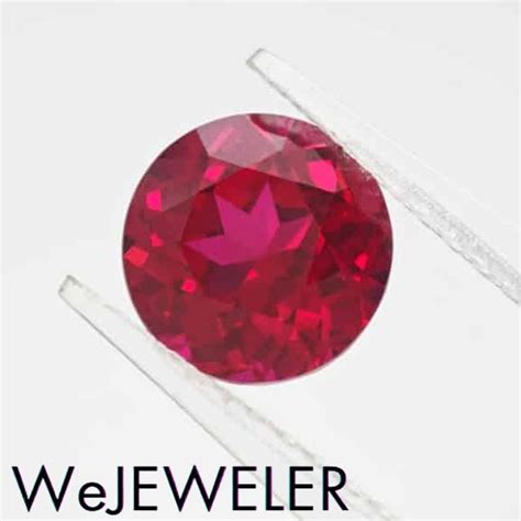 Shop Agl Certified Round Cut Lab Grown Ruby Online