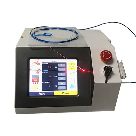 M Quina Pl Stica Da Cirurgia Da Lipoaspira O Do Laser Fibra Para A Lip