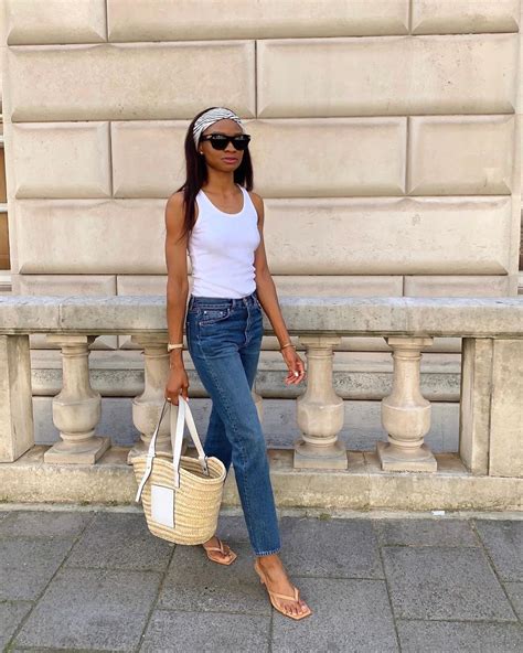 6 Summer Skinny Jeans Outfits Youll Want To Wear Everyday Who What Wear Uk
