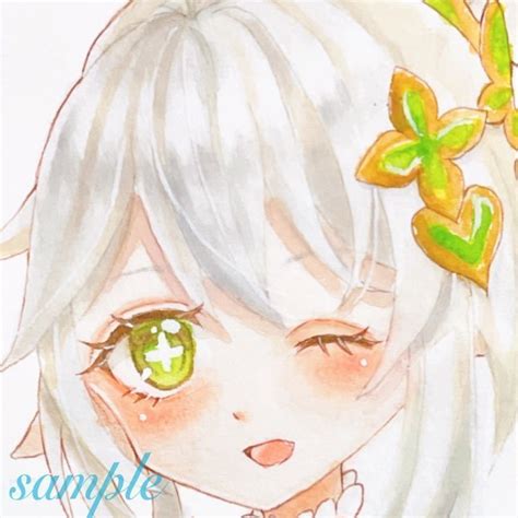 Yahooオークション 同人手描きイラスト ナヒーダ 原神 B5 原画