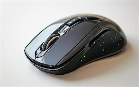 Premium Photo The Flow Of Multidevice Bluetooth Mouse On White Background