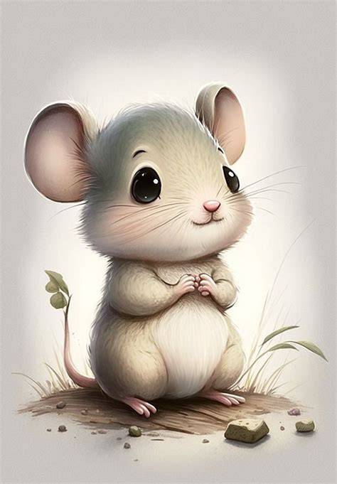 Cute Mouse Illustration