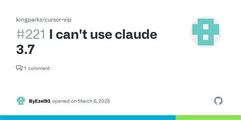 I Can T Use Claude Issue Kingparks Cursor Vip GitHub