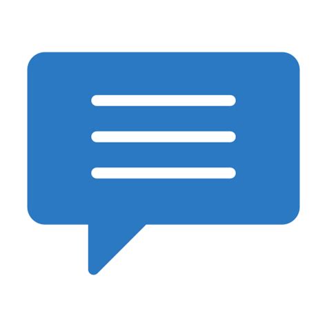 Message Generic Blue Icon