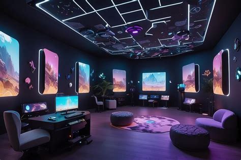 Premium Photo Vr Sensory Wonderland Interactive Gaming Oasis