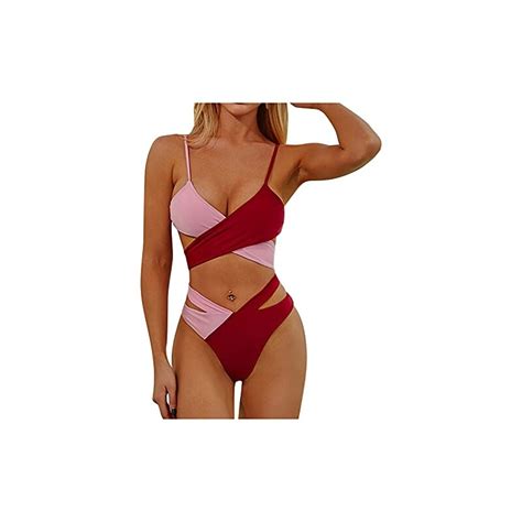 Auenix Costume Piscina Donna Costume Sexy Donna Costume Mare Donna