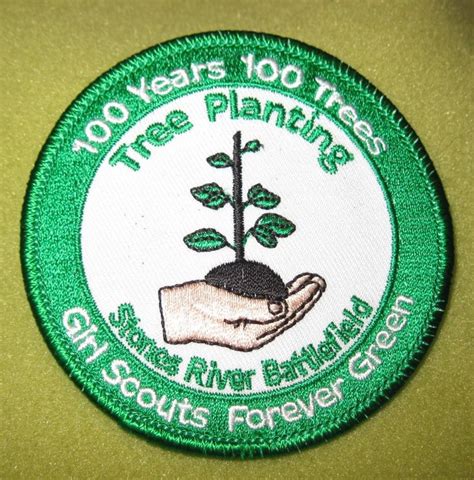 Girl Scouts 100th Anniversary Tree Planting Patch