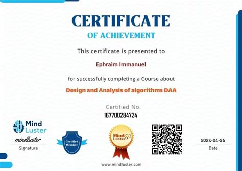 ephraim immanuel h on linkedin course on design and analysis of