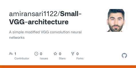 Github Amiransari1122small Vgg Architecture A Simple Modified Vgg