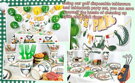 Golf Party Decorations 114pcs Golf Birthday Party