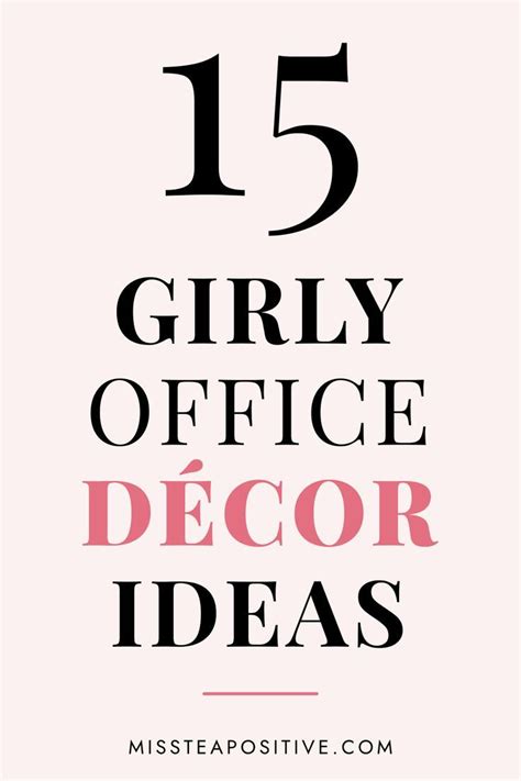 15 Stylish Home Office Decor Ideas For The Girl Boss Miss Tea