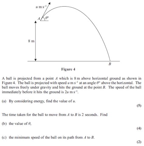 Exam Questions Projectiles ExamSolutions