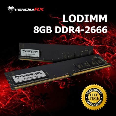 jual longdimm venomrx ddr4 8gb 2666mhz memory ram pc venom rx jakarta barat reformasi