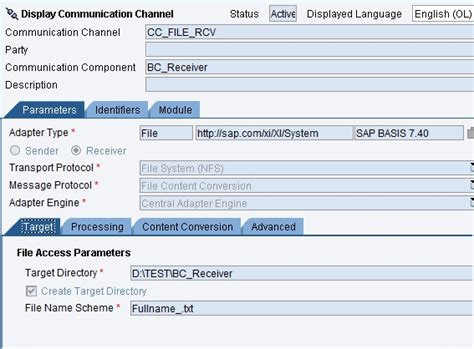 Asyncsync Bridge File Rfc File Using Modules At Sender Adapter Integration Learn