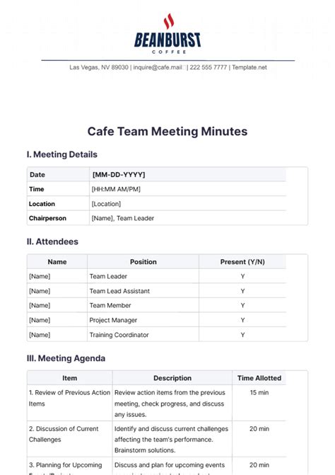 Free Weekly Meeting Minutes Templates Editable And Printable
