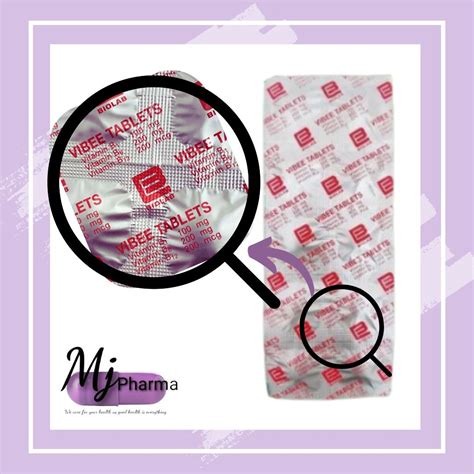 Vibee Tablets High Dose Vitamin B Complex 10 Tablets Per Strip For