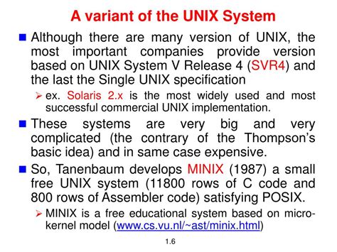 PPT The Unix System PowerPoint Presentation Free Download ID 5713770