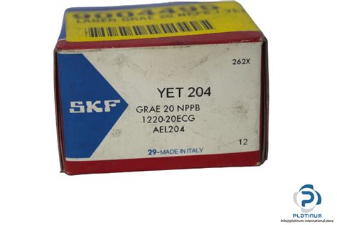 Skf Yet Insert Ball Bearing Platinum International