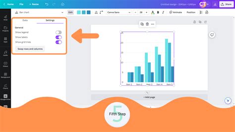 How To Make A Chart In Canva From Google Sheets Template Fonts
