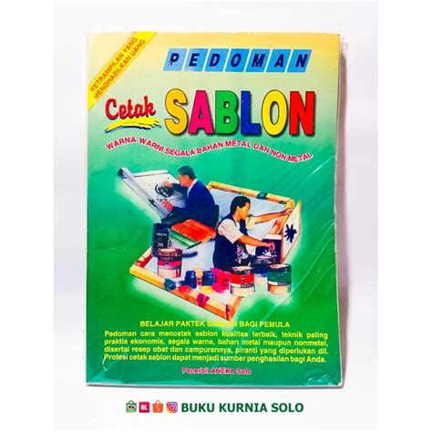 Jual Pedoman Cetak Sablon Warna Warni Segala Bahan Metal Dan Non