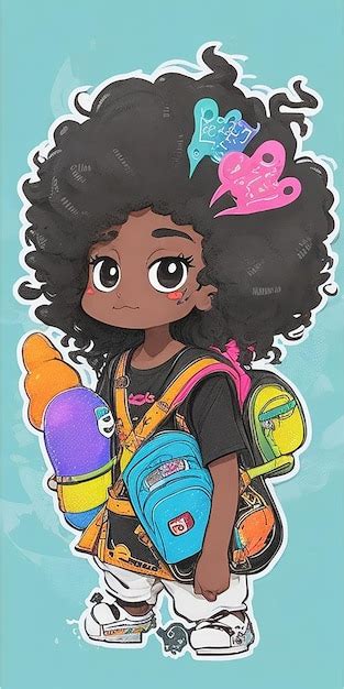 A Detailed Illustration Of Adorable Cute Tan Girl Ai Generated Image