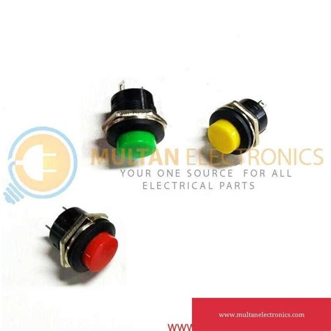 Momentary Push Button Switch On Off Horn Matalic Multan Electronics