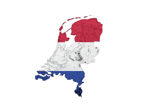 Netherlands Map Flag